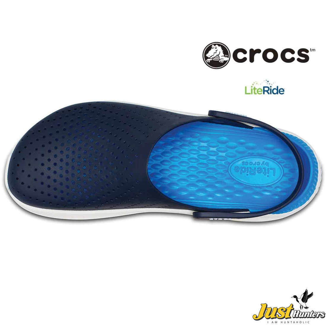 Buy Crocs LiteRide Clogs Navy Blue and Sea Blue Online Best Price in ...