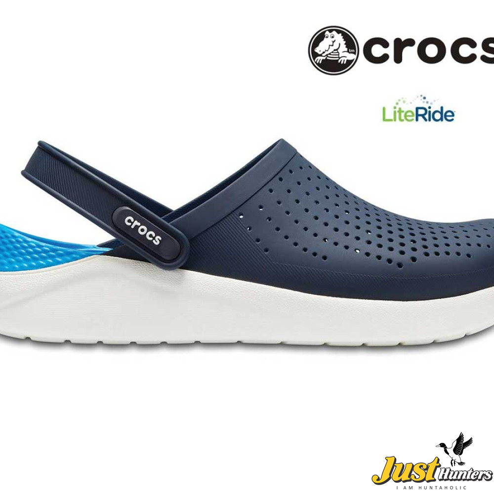 Buy Crocs LiteRide Clogs Navy Blue and Sea Blue Online Best Price in ...