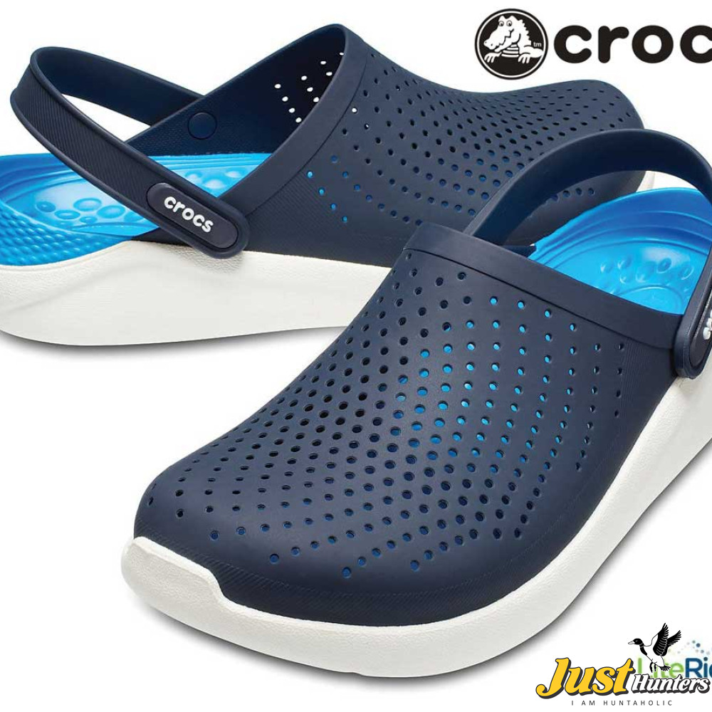 Buy Crocs LiteRide Clogs Navy Blue and Sea Blue Online Best Price in ...