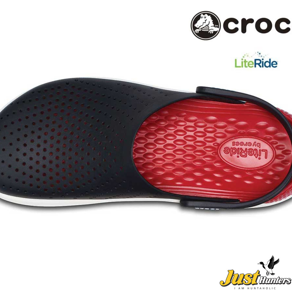 Buy Crocs LiteRide Clogs Black and Red Online Best Price in Pakistan