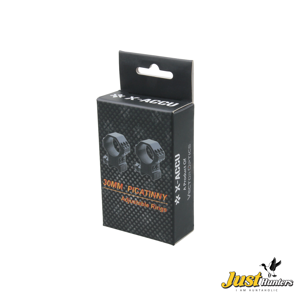Vector Optics X-ACCU 30mm 40MOA Adjustable Elevation Picatinny Ring ...