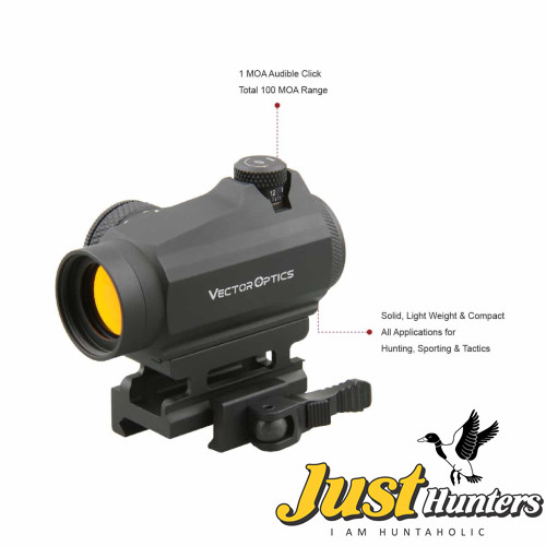 Vector Optics Maverick 1X22 Gen II Red Dot Sight for AR15 M4 - Hunting ...