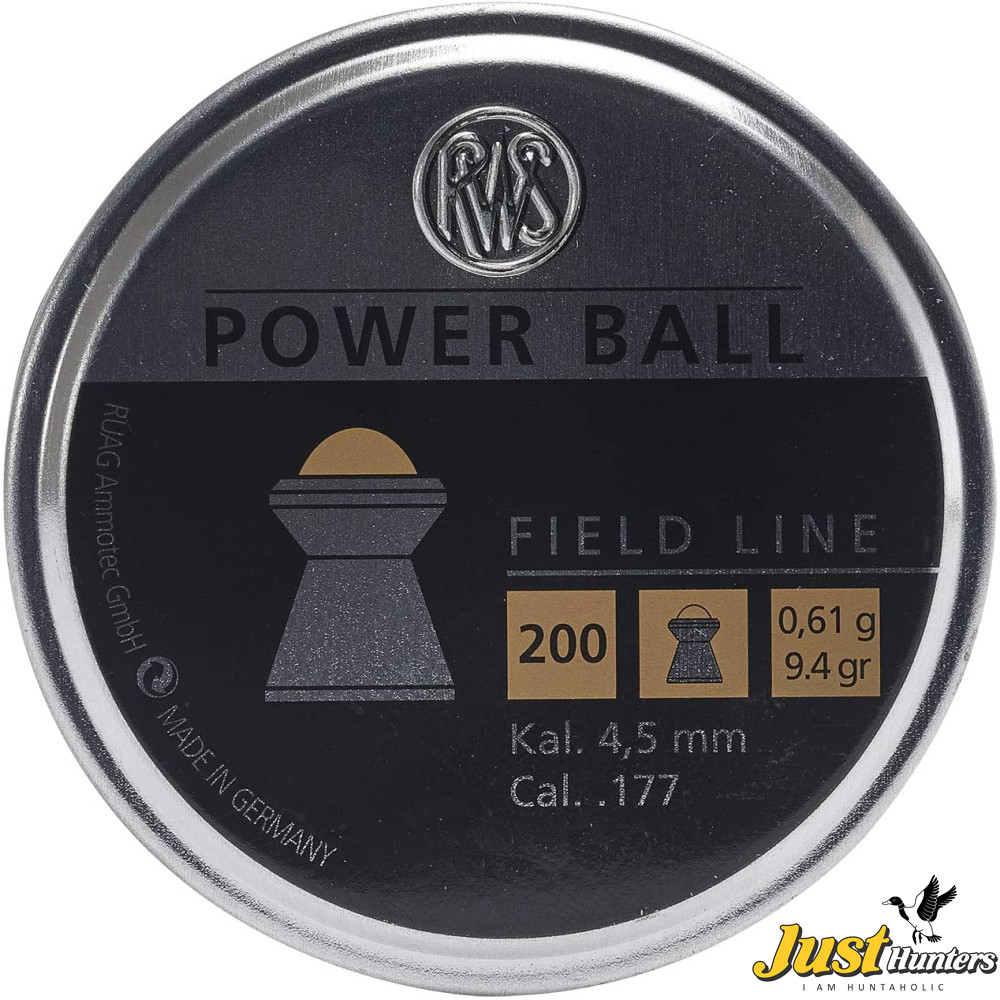 RWS POWER Ball .177 Caliber Pellet- 200 Count