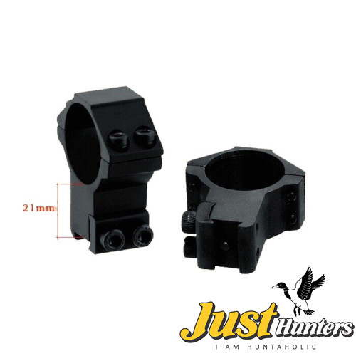 Discovery Optics Dovetail 25.4mm (1 Inch) High Profile 2 PC Mounts ...