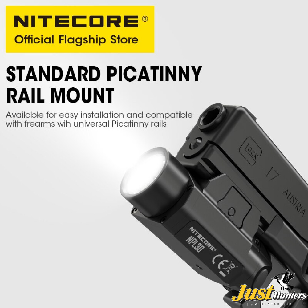 Nitecore NPL30 1200 Lumen Rail Mount Flashlight