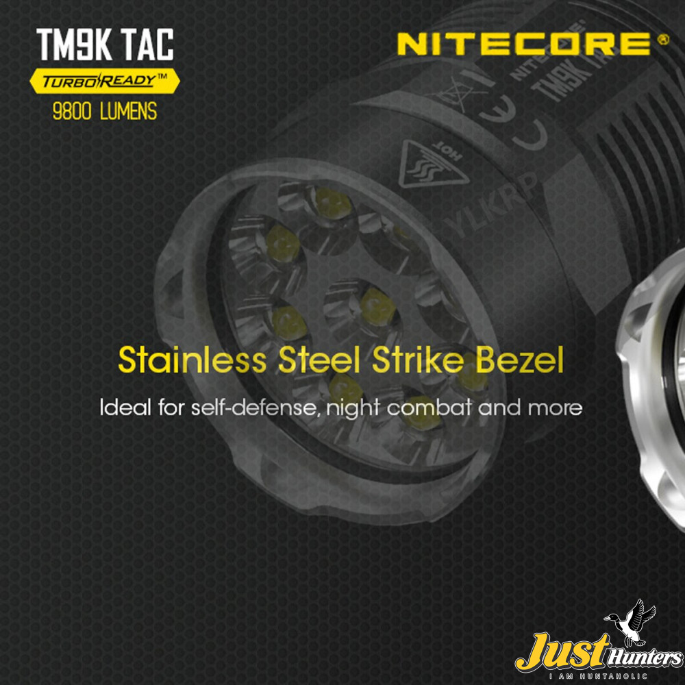 NITECORE TM9K TAC 9800 Lumen USB-C Rechargeable Flashlight - Hunting, Shooting, Airguns, Scopes ...