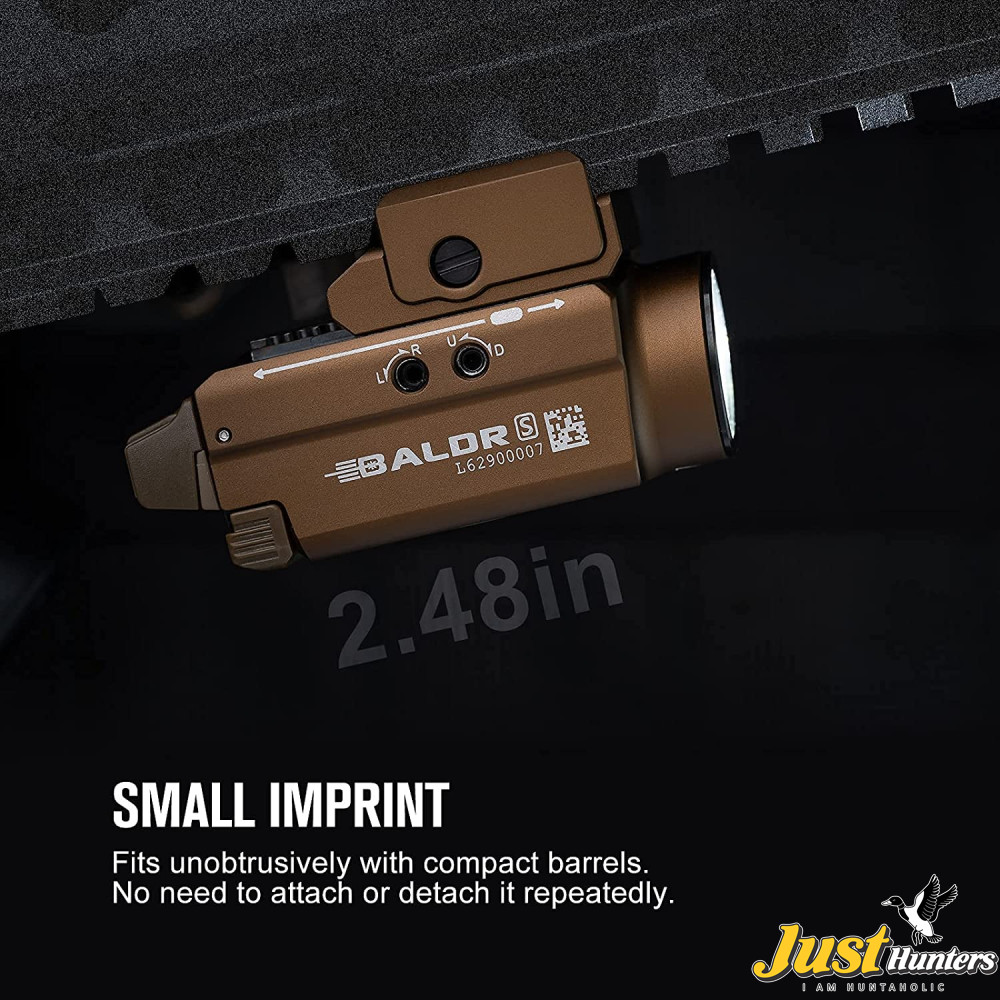 OLIGHT Baldr S 800 Lumens Compact Rail Mount Weaponlight with Green ...