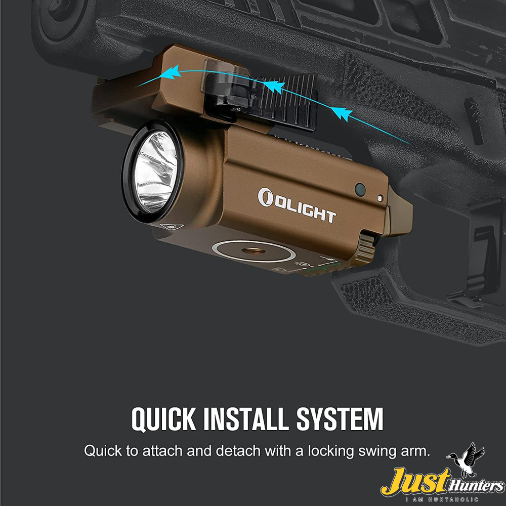 OLIGHT Baldr S 800 Lumens Compact Rail Mount Weaponlight with Green ...