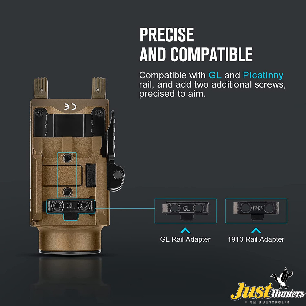 OLIGHT Baldr S 800 Lumens Compact Rail Mount Weaponlight with Green ...