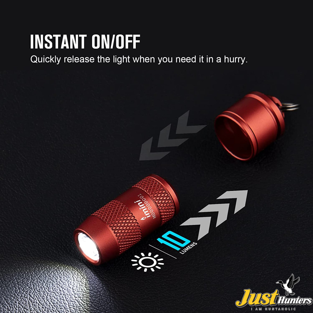OLIGHT IMINI 10 Lumens Tiny Keychain Flashlight, Portable Quick-Release ...