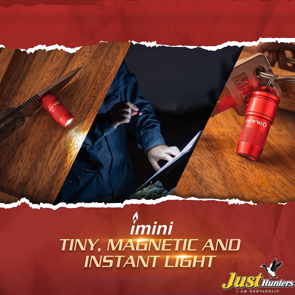 OLIGHT IMINI 10 Lumens Tiny Keychain Flashlight, Portable Quick-Release ...