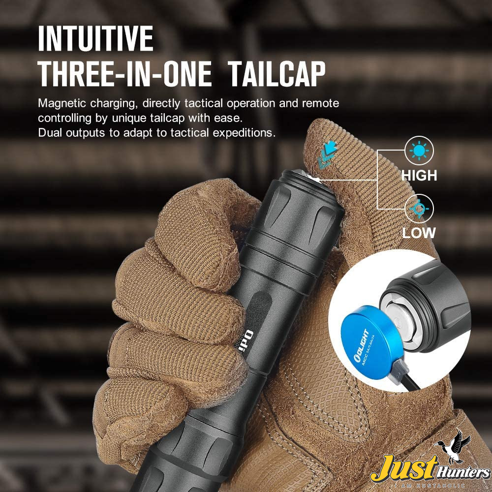 OLIGHT Odin 2000 Lumens Picatinny Rail Mounted Rechargeable Tactical ...