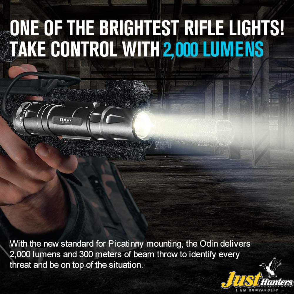 OLIGHT Odin 2000 Lumens Picatinny Rail Mounted Rechargeable Tactical ...