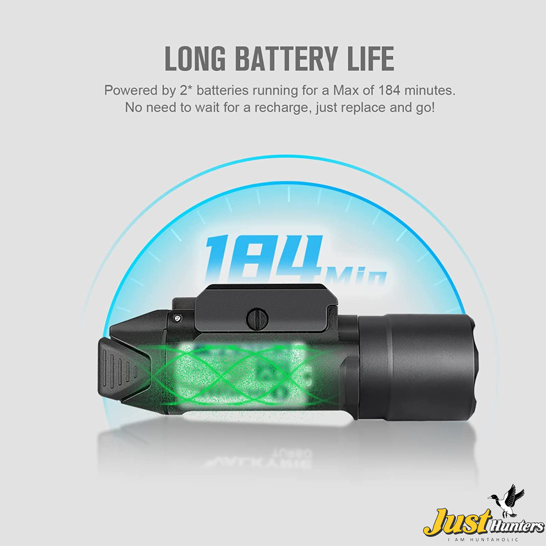 OLIGHT Valkyrie Turbo LEP Tactical Flashlight 530 Meters Long-Range Distance - Hunting, Shooting ...