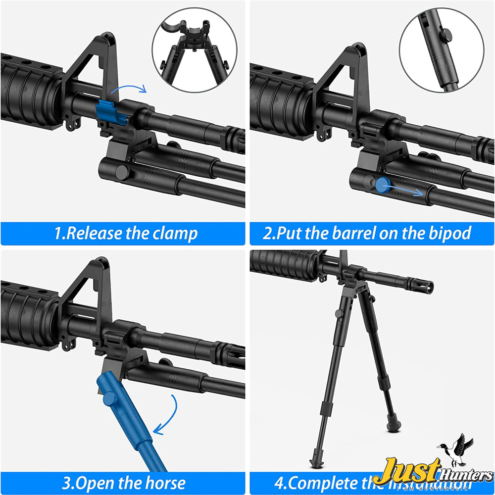 Buy Clamp on Bipod for Rifles and Airguns 12-16 inch Tactics Barrel ...