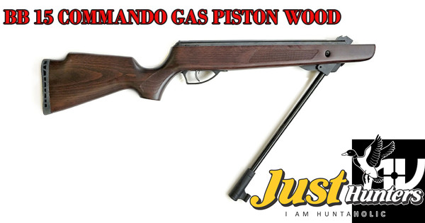 NOVA VISTA BB15 COMMANDO AIR GUN 5.5MM/0.22 Cal. with GAS PISTON Wooden ...