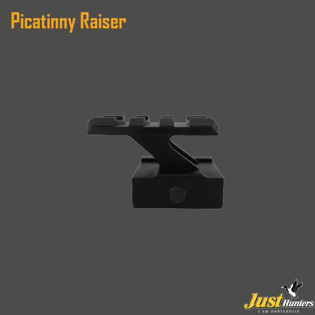 High Profile Compact Picatinny Rail Riser Mount for Red Dot Reflex ...