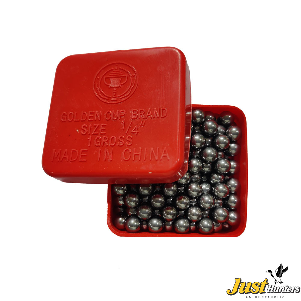 Buy Steel BB for SlingShot Cal. 6.35mm Qty. 144 PC online Best Price in ...