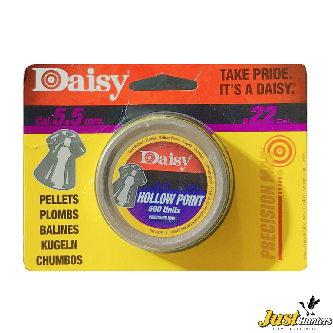 Daisy Hollow Point Pellets .22 Cal. - 500 Qty - Hunting, Shooting ...