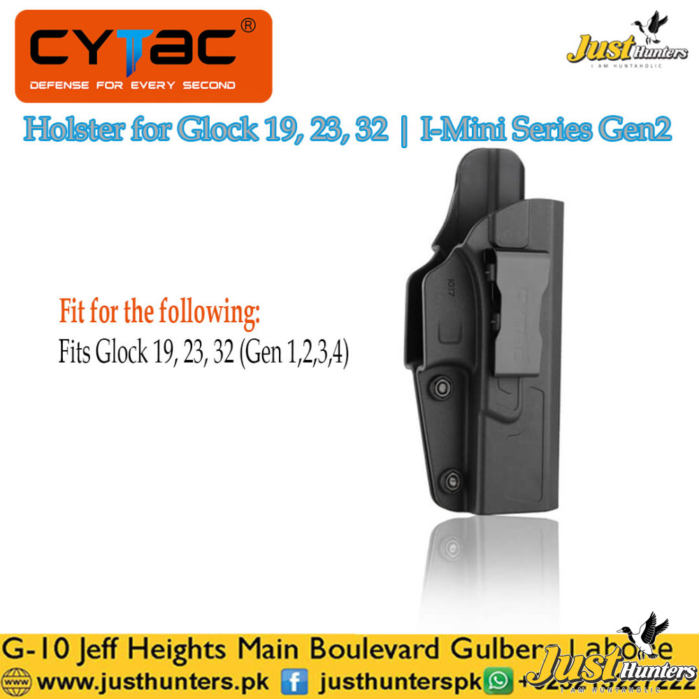 Cytac IWB Holster for Glock 19, 23, 32 I-Mini Series Gen2 - Hunting ...