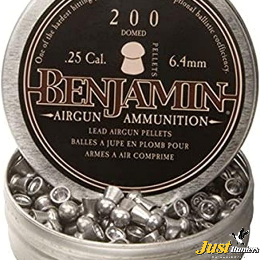 Benjamin Domed Pellets .25 Caliber, 27.8 Grains