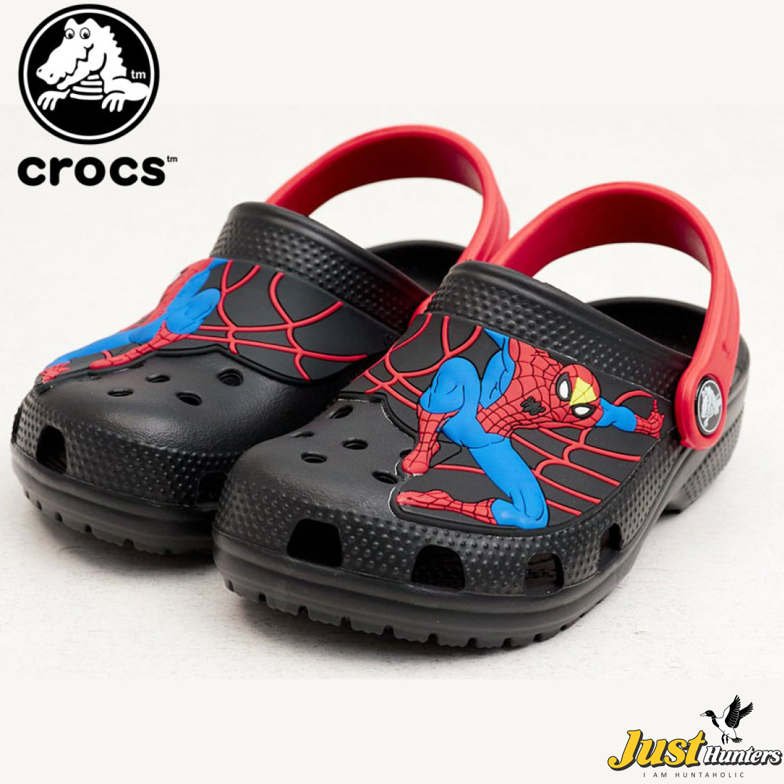 Crocs for Kids Spiderman Black & Red Strap Price in Pakistan