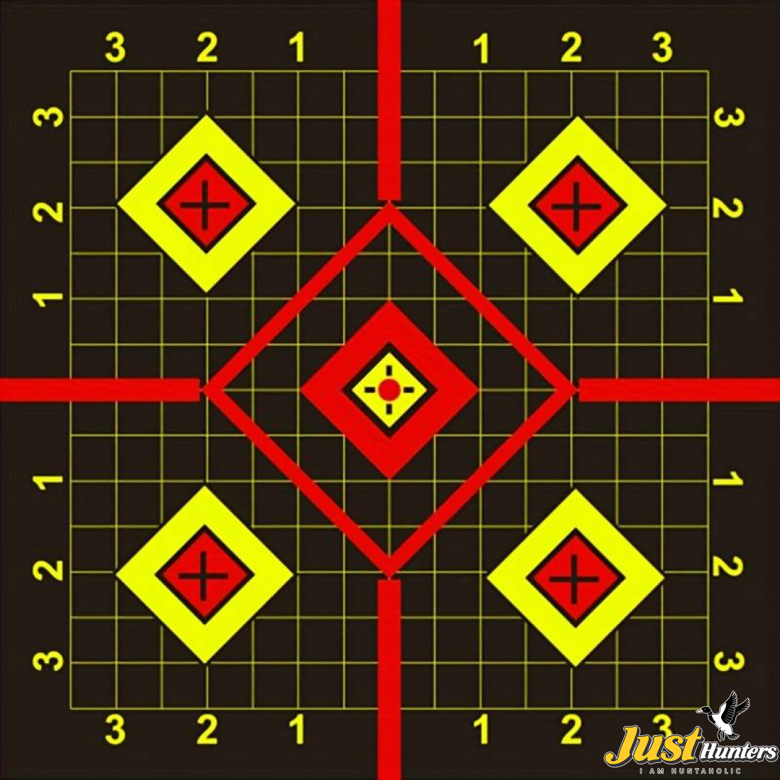 8 Inch Adhesive Shooting Target Pack of 10 Sheets - Hunting, Shooting ...