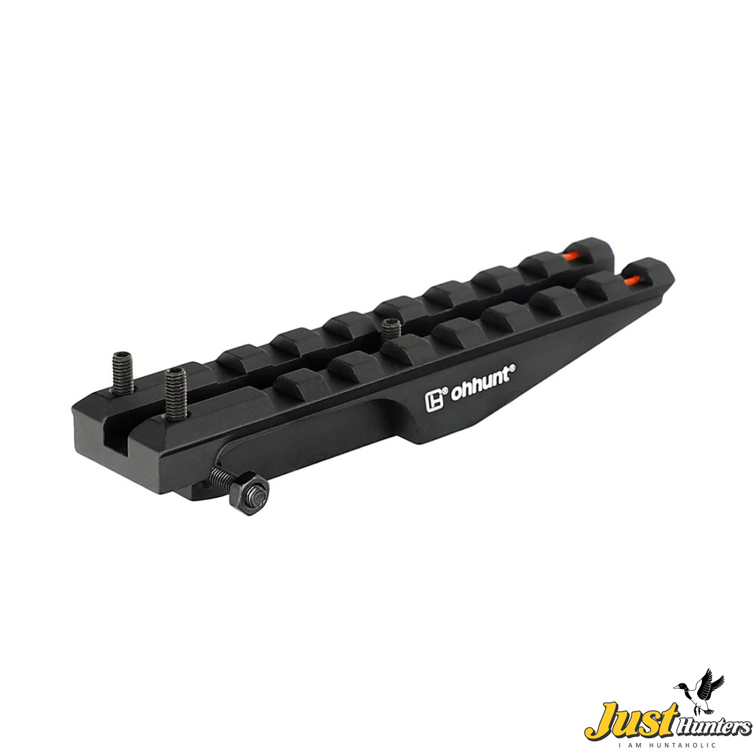 ohhunt AK 47/74 and Saiga Rear Sight Rail Mount with Fiber Optic for ...