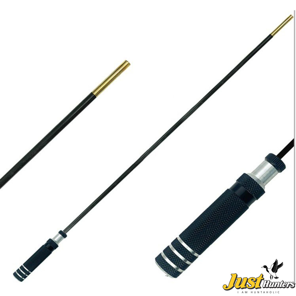 Gun Cleaning Rod One Piece Long Carbon Fiber Rotating Handle 5mm and ...