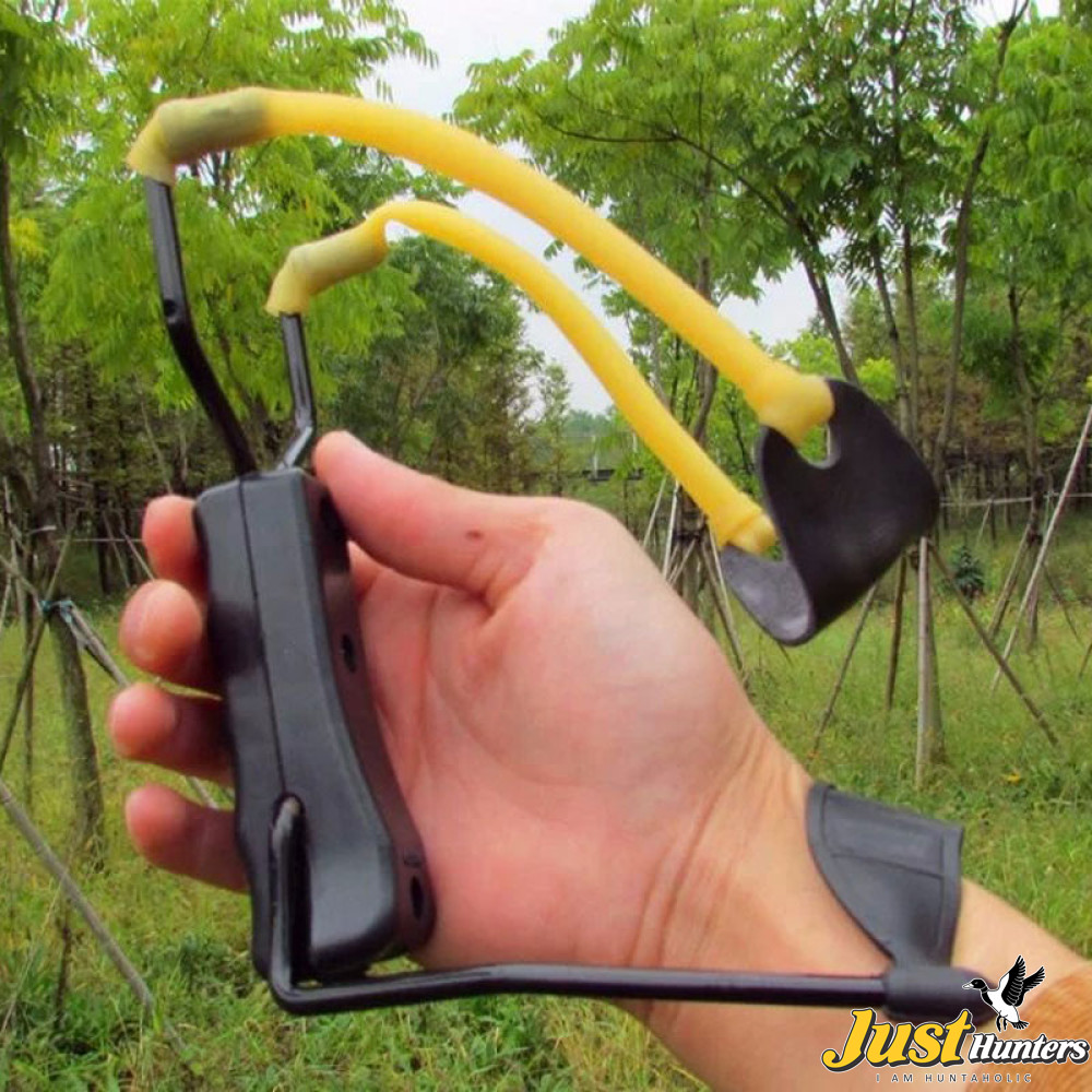 Wrist Brace Slingshot for Self Defense, Survival, Hunting, Shooting