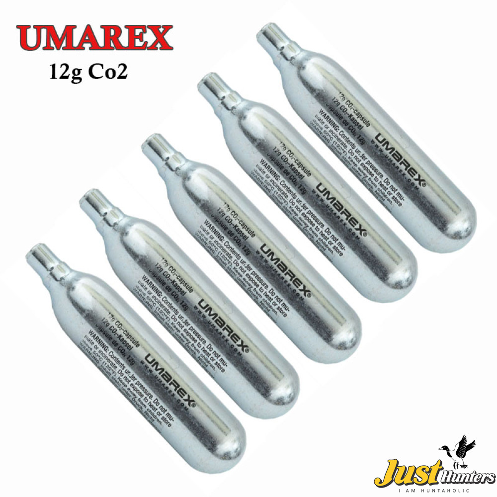 Umarex 12g CO2 Cartridge Pack of 5 - Hunting, Shooting, Airguns, Scopes, Camo Clothing Store