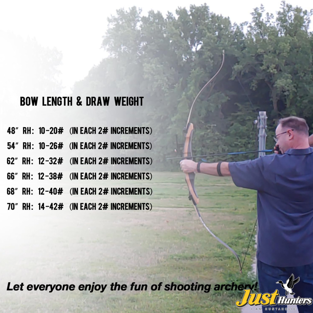 Sanlida Archery Noble Beginner & Intermediate 62'' 66'' 68'' Recurve ...