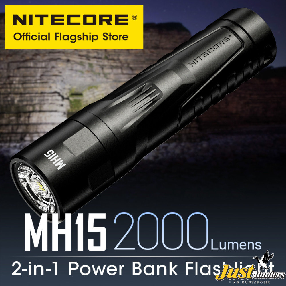 NITECORE MH15 USB-C Rechargeable Flashlight LED 18W QC Fast Charge EDC ...