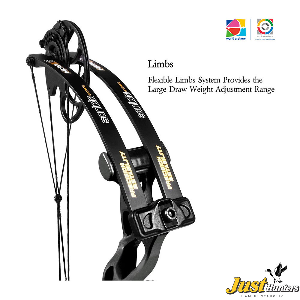 Sanlida Archery Hero X8 Beginner Target Compound Bow Basic Kit Black - Hunting, Shooting ...