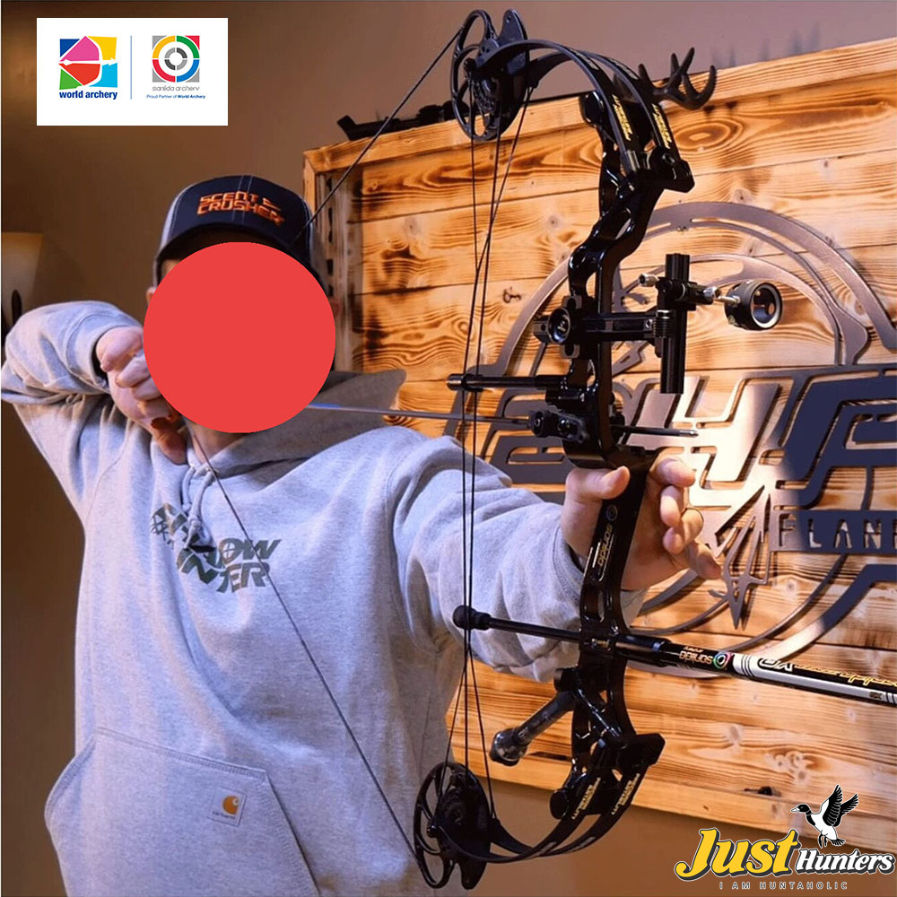 Sanlida Archery Hero X8 Beginner Target Compound Bow Basic Kit Black ...