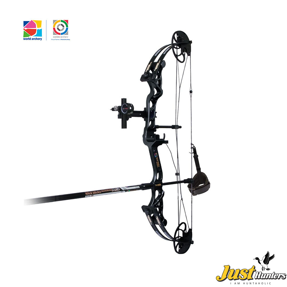 Sanlida Archery Hero X8 Beginner Target Compound Bow Basic Kit Black - Hunting, Shooting ...