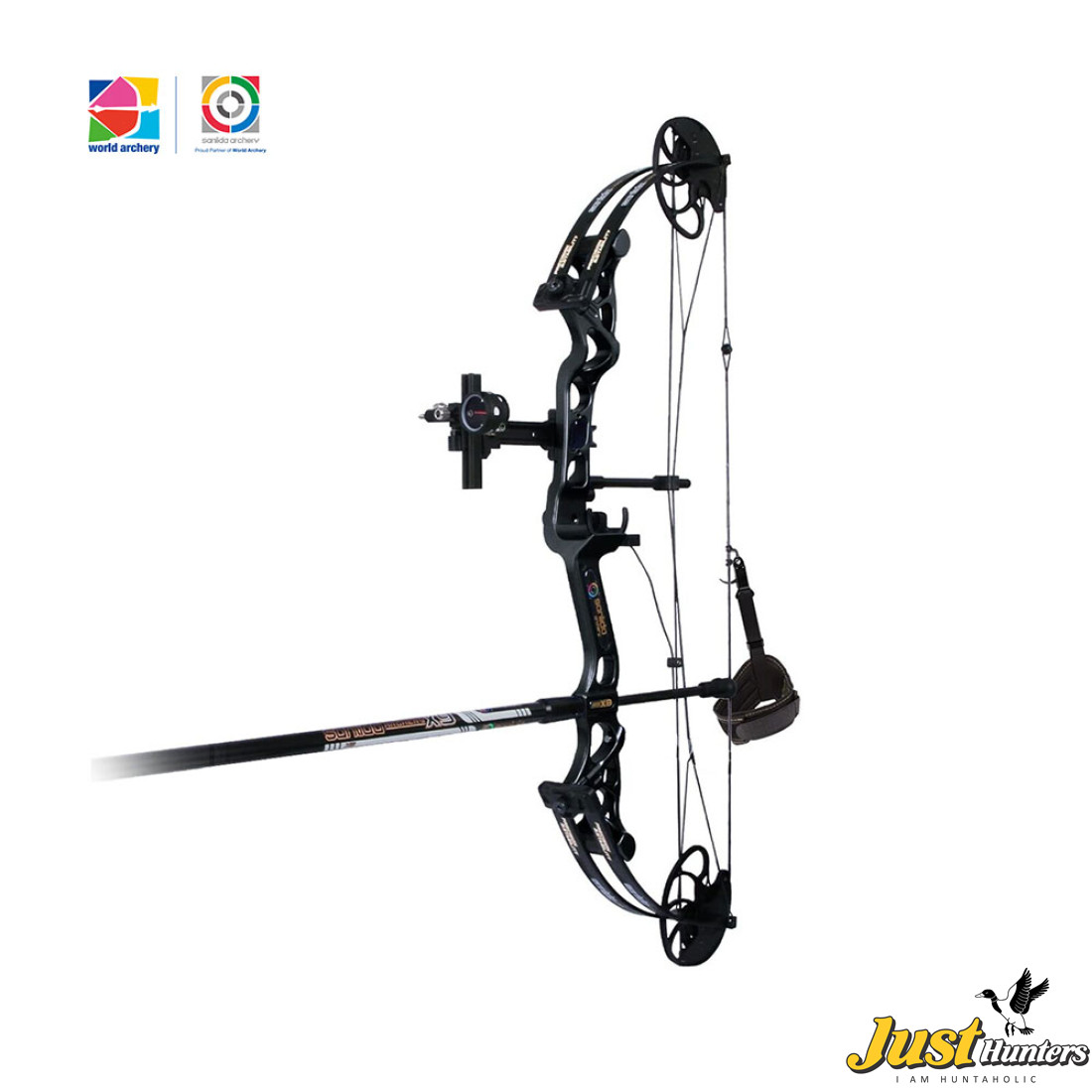 Sanlida Archery Hero X8 Beginner Target Compound Bow Basic Kit Black - Hunting, Shooting ...