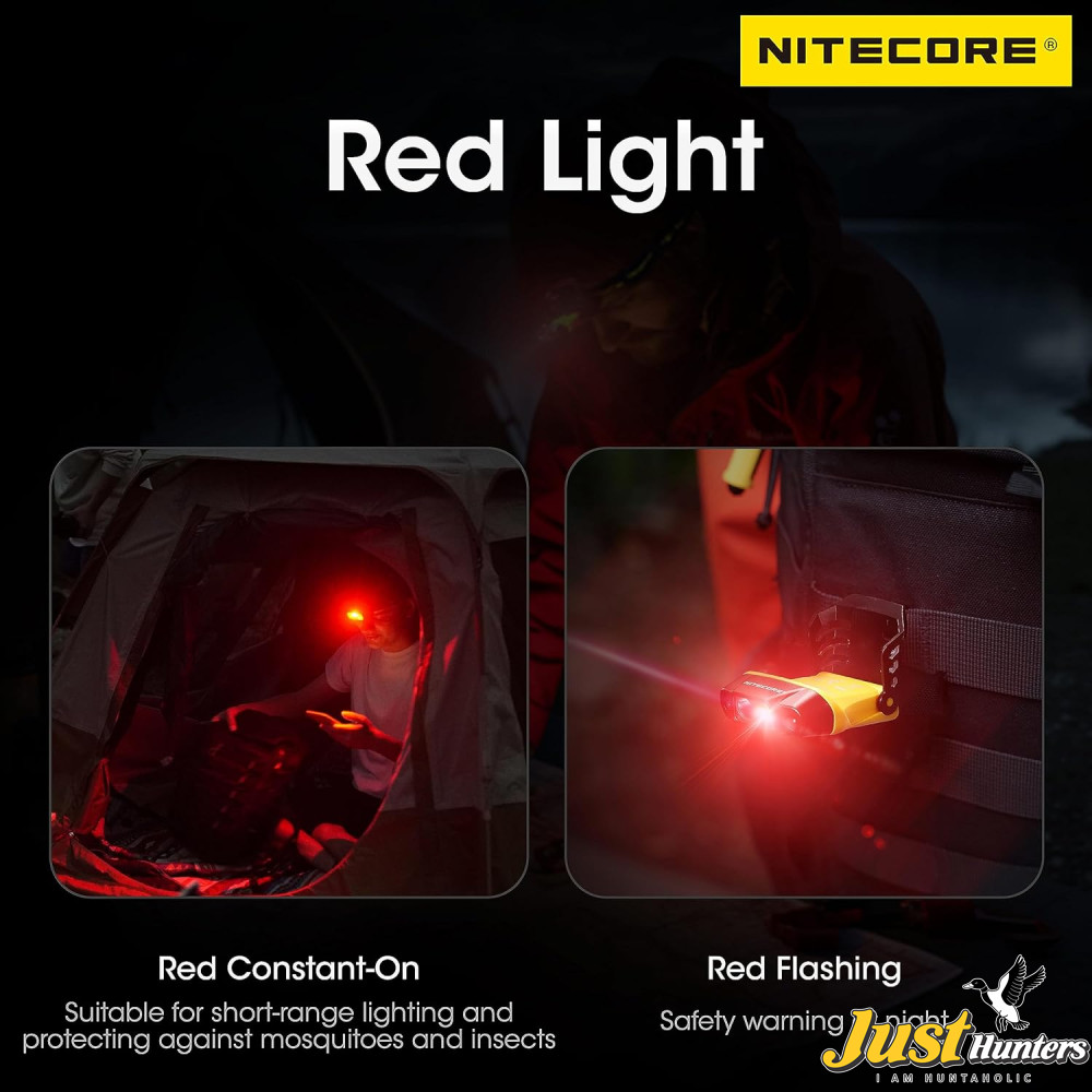 Nitecore NU11 Cap Light 150 Lumens Intelligent IR Sensor Clip-on Rechargeable Tag Online Best ...