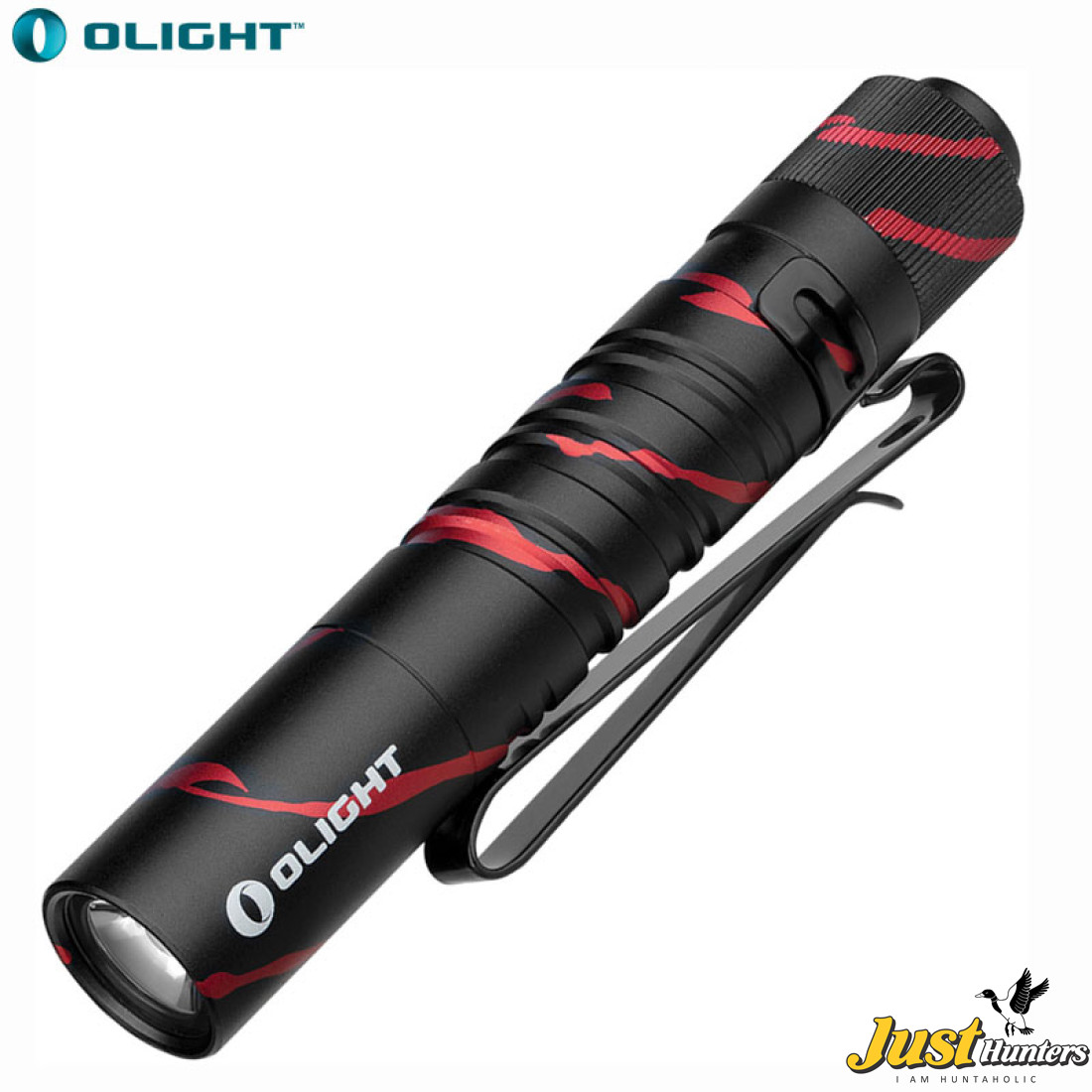 Olight I3T EOS Black Lava EDC Slim Tail Switch Flashlight, 180 Lumens ...