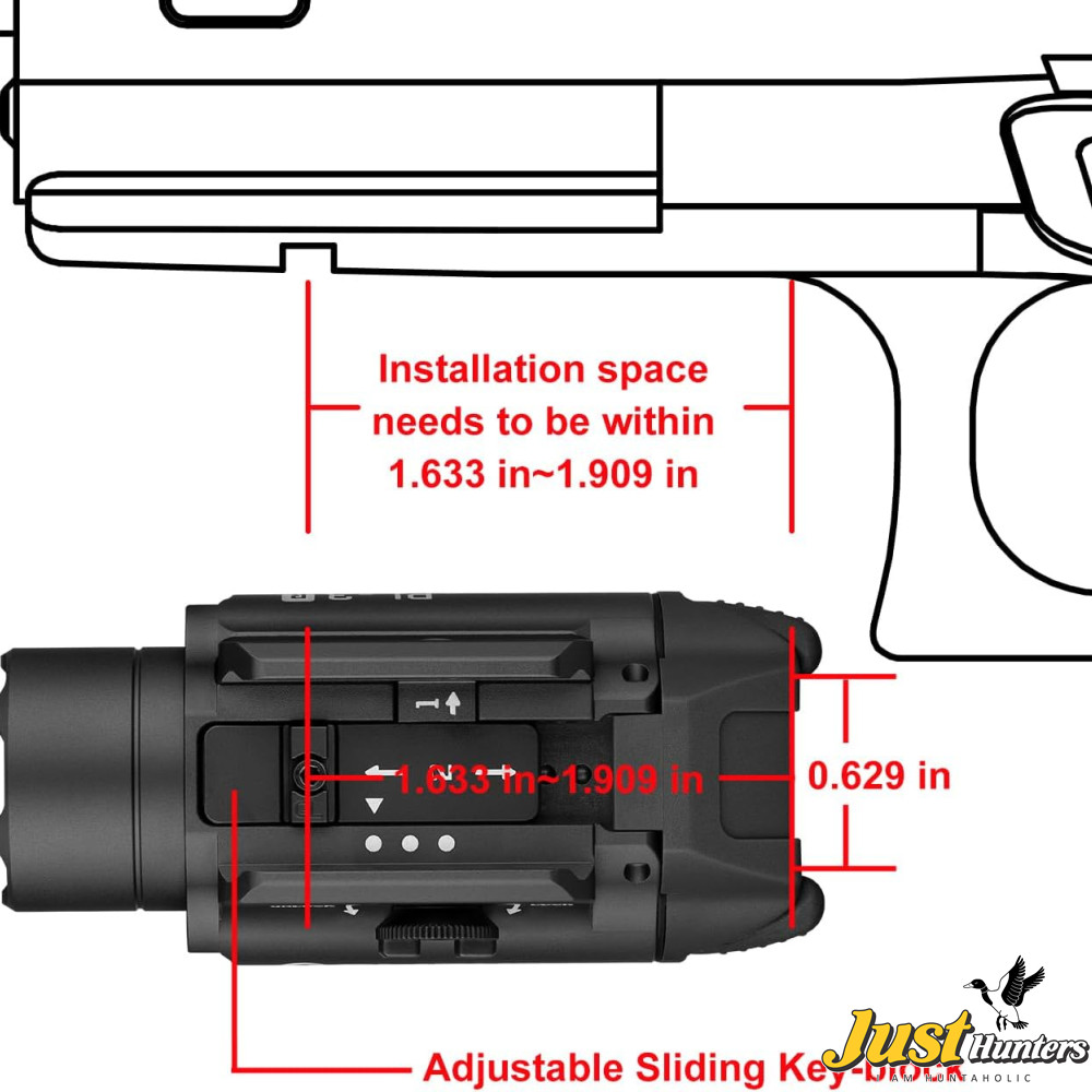 OLIGHT PL-3R Valkyrie Rechargeable Tactical Light, 1500 Lumens Rail ...