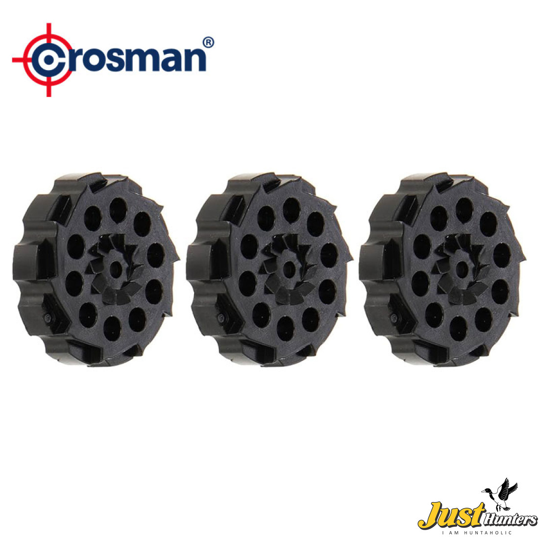 Crosman Triple Threat Vigilante 357 Steel 4.5mm Pellet Rotary Clip ...