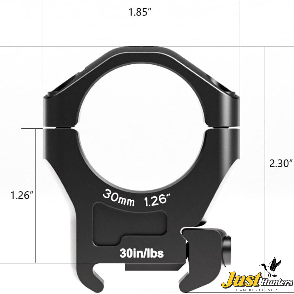 Arken Optics Halo Scope Rings Precision 34mm Picatinny Riflescope Mounts