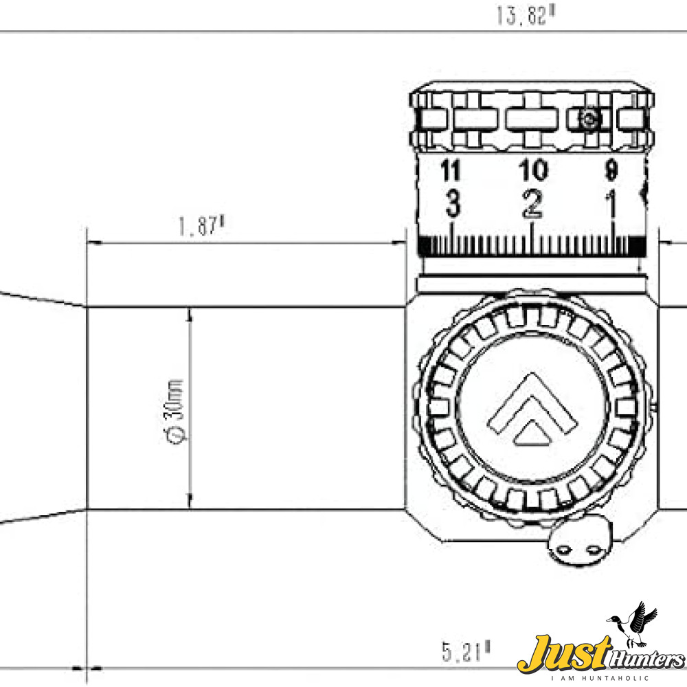 Arken Optics EPL4 6-24X50 FFP Illuminated Reticle with Zero Stop 30mm Tube Price in Pakistan