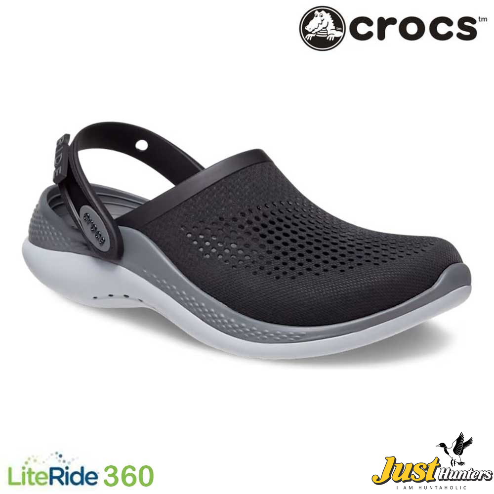 Buy Crocs LiteRide 360 Clogs Black / Slate Grey Online Best Price in ...