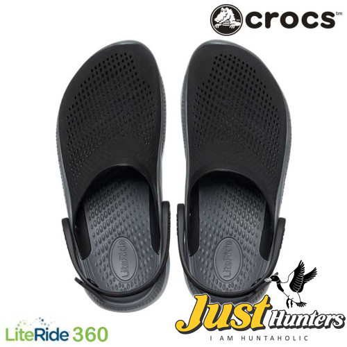 Buy Crocs LiteRide 360 Clogs Black / Slate Grey Online Best Price in ...