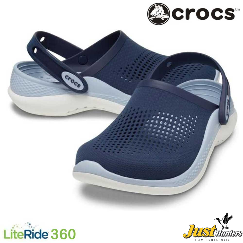 Crocs LiteRide 360 Clogs Navy Blue / Grey Blue Online Best Price in ...