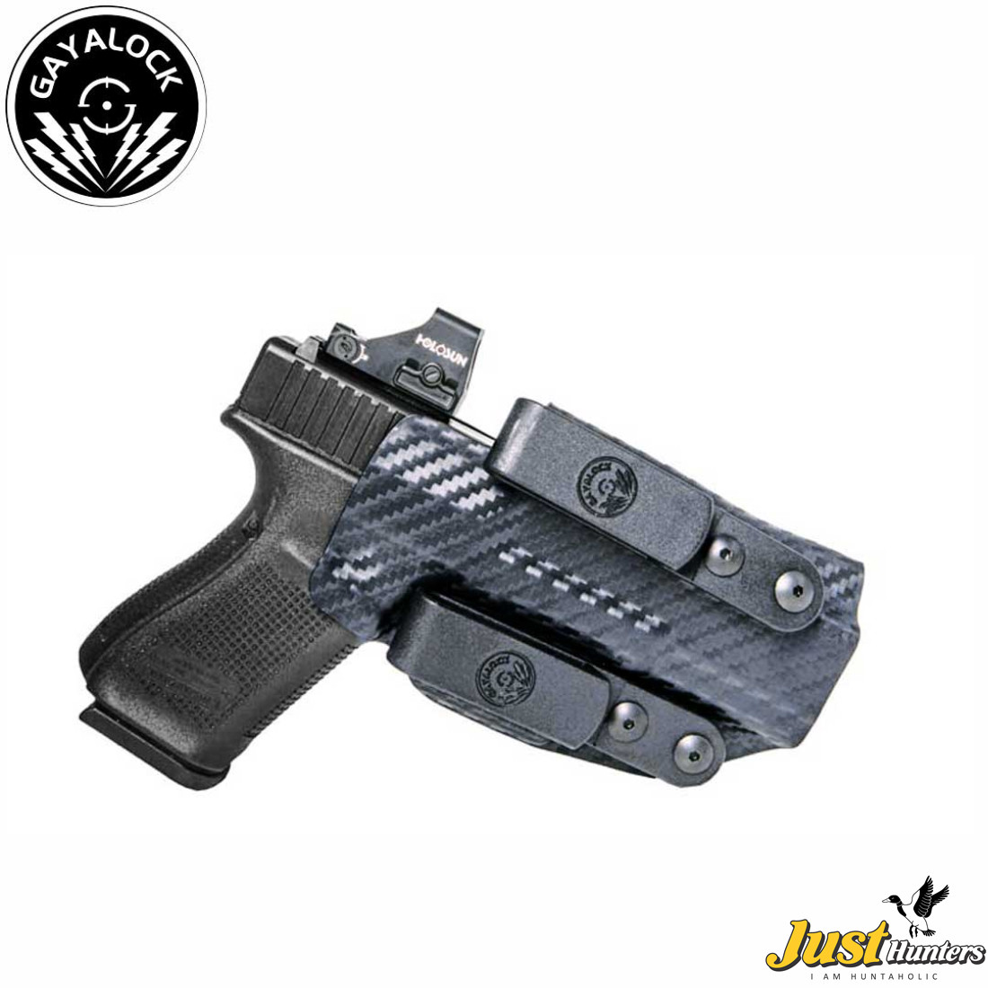 G19 -Double Clip IWB Kydex Holster Fits Glock 19/23/32/44/45 Pistols ...