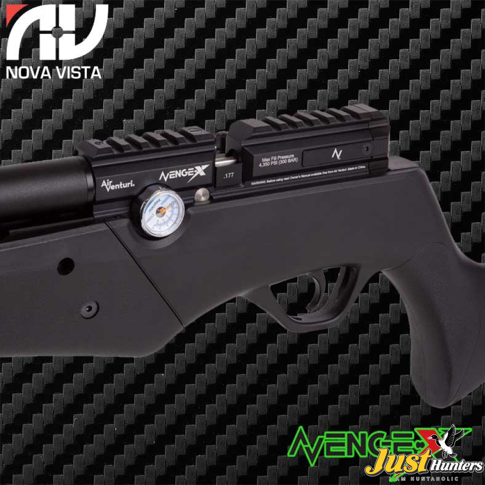 Air Venturi Avenge-X1-BS Bottle PCP Classic Synthetic Stock .22 Cal ...