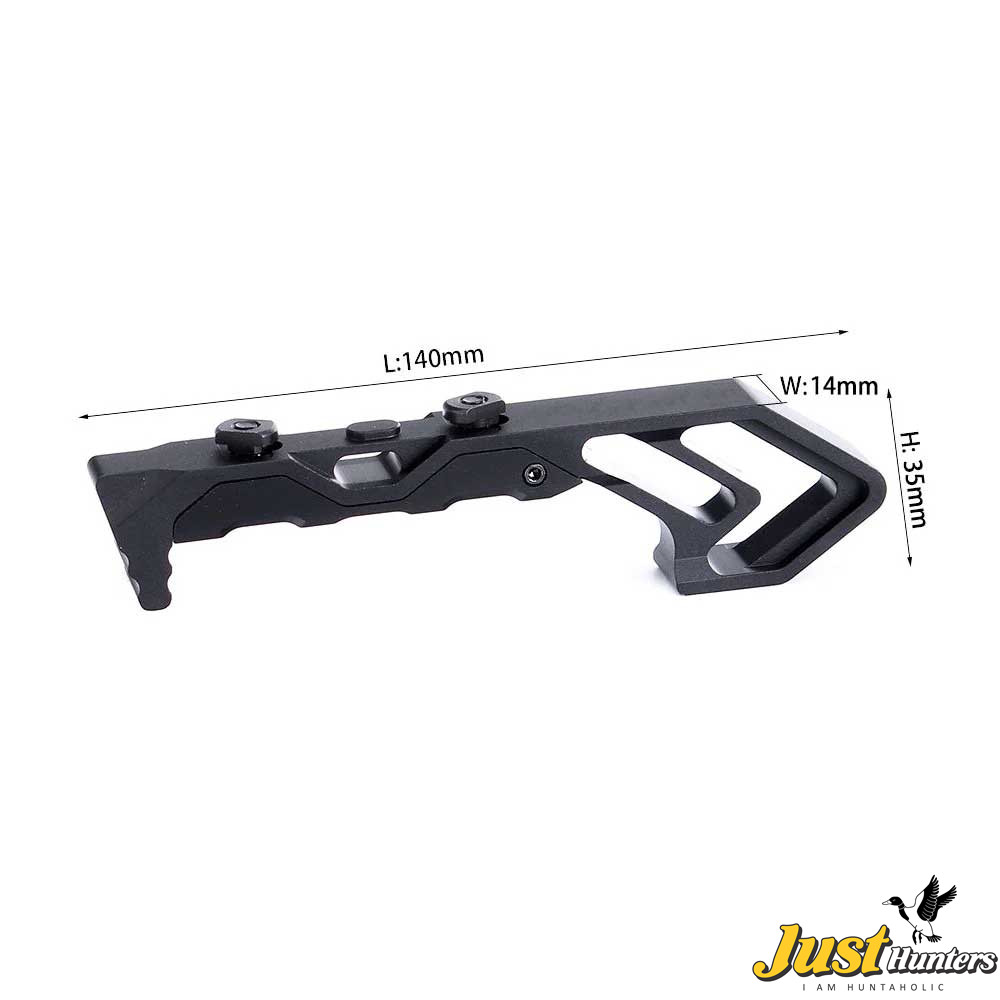 M-LOK Handstop Barricade Stop Aluminum Angled Foregrip for AR-15 AR-10 ...