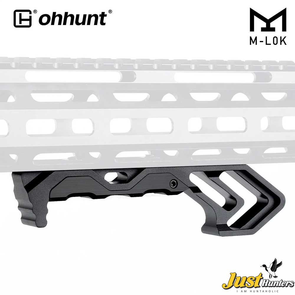M-LOK Handstop Barricade Stop Aluminum Angled Foregrip for AR-15 AR-10 ...
